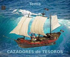 Treasure Hunt Spanish PowerPoint Game Template | Teaching Resources