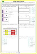 3. Multiplication and Division (2): multiply 2-digits by 1-digit (1 ...