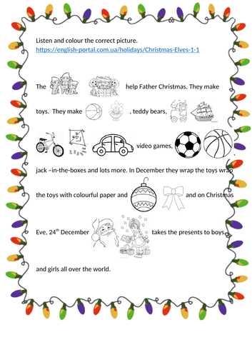 Christmas Elves | Teaching Resources