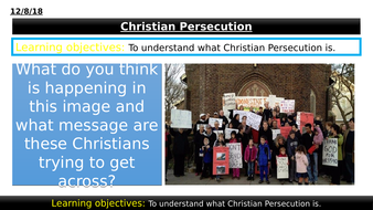 1.2.13 - Christian Persecution | Teaching Resources