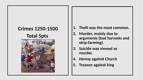 OCR Crime and Punishment revision flash card game | Teaching Resources