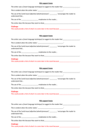 PEA paragraph support | Teaching Resources