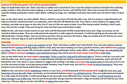 SPOKEN AND WRITTEN ENGLISH LESSON PRESENTATION | Teaching Resources