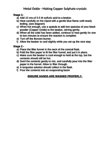 Year 9 Topic Chemistry Metals and their reactions (Entire Topic ...