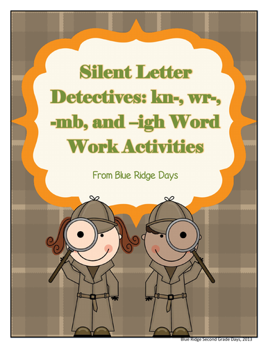 Silent Letters Kn-, Wr-, -Mb, and -Igh Word Work Phonics | Teaching ...