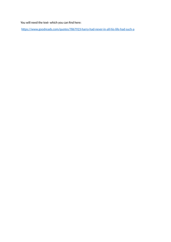 Christmas dinner- Descriptive writing KS3/Low ability KS4- Harry Potter ...