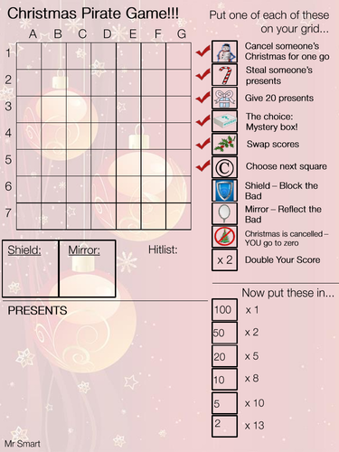 Christmas Pirate Game! | Teaching Resources