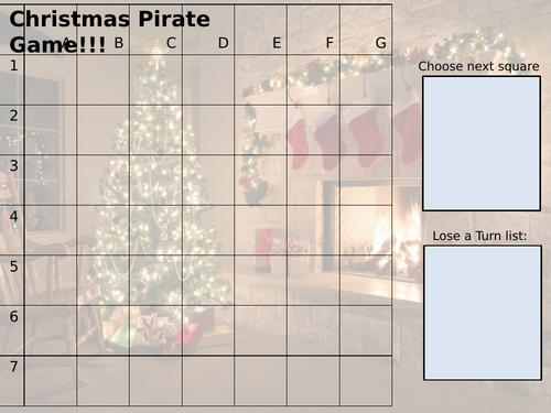 Christmas Pirate Game! | Teaching Resources