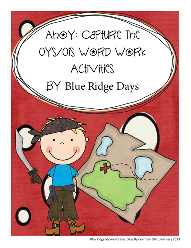 Oi and Oy Word Work Phonics | Teaching Resources