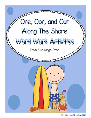 R Controlled -Ore, -Oor, and -Our Word Work Activities | Teaching Resources