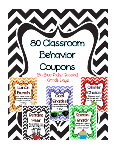 Classroom Reward Coupons | Teaching Resources