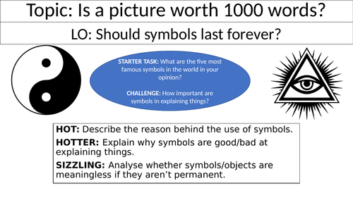 Should symbols last forever? - Symbolism Lesson Ethics/RE | Teaching ...
