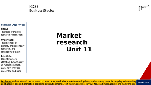 Marketing research | Teaching Resources