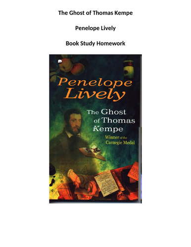 A Book Study: The Ghost of Thomas Kempe by Penelope Lively | Teaching ...