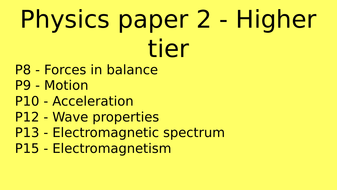 AQA Combined Science Physics Paper 2 Flashcards | Teaching Resources