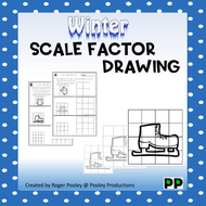 Winter Theme Scale Factor Drawing, 7 pgs, teacher notes | Teaching ...