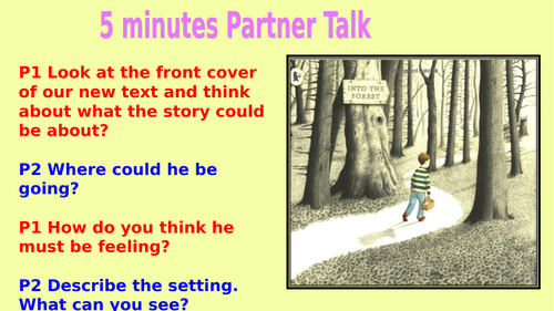 Into The Forest two week planning with teaching slides and ...