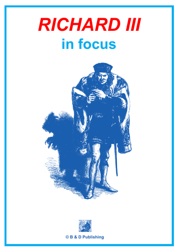 Richard III in Focus 10-lesson Poster and Worksheet Pack | Teaching ...