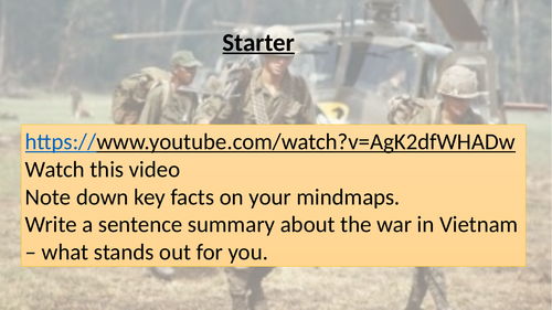 Vietnam Edexcel GCSE Conflict at Home and Abroad - Dien Bien Phu ...