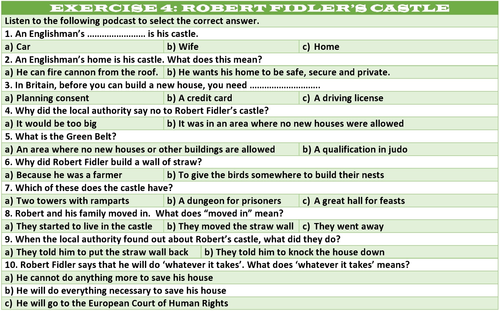 LISTENING TO RESPOND WORKSHEETS WITH ANSWERS | Teaching Resources