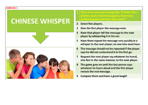 LISTENING TO RESPOND WORKSHEETS WITH ANSWERS | Teaching Resources
