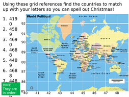 Christmas Geography KS3 lesson - Longitude and Latitude | Teaching ...