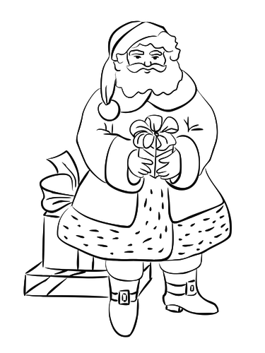 Father Christmas Coloring Pack | Teaching Resources