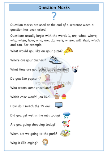 Question Mark and Exclamation Mark | Teaching Resources