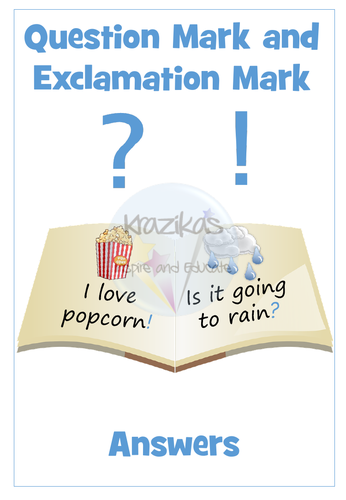 Question Mark and Exclamation Mark | Teaching Resources