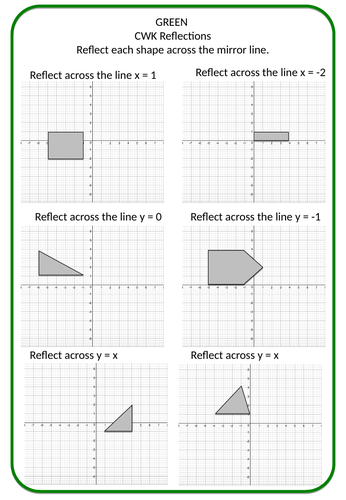 RAGE Reflections Worksheets | Teaching Resources