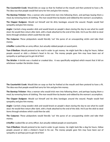 Elizabethan Attitudes to Poverty | Teaching Resources
