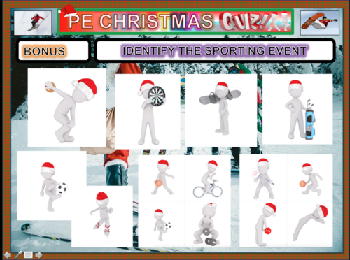 PE Christmas Quiz | Teaching Resources