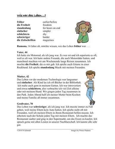 German Imperfect Tense Reading Bundle: Top 5 Readings at 35% off ...