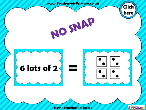 Two Times Table Snap | Teaching Resources