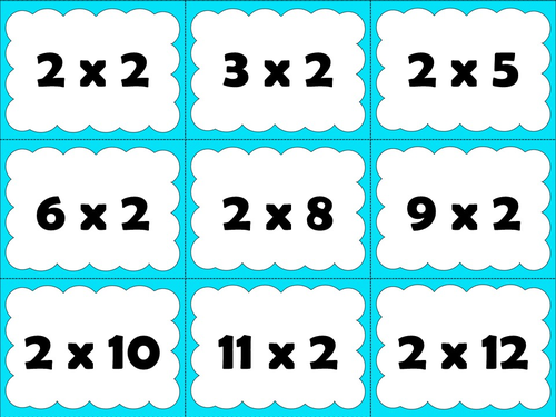 Two Times Table Snap | Teaching Resources