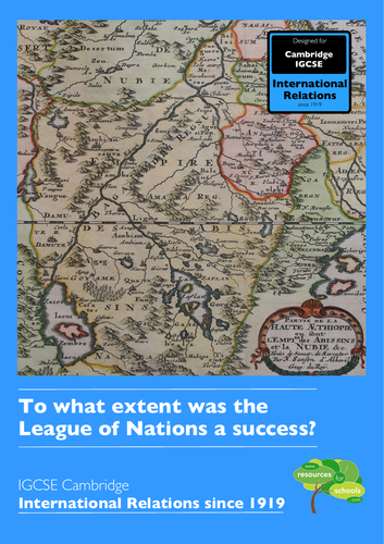 IGCSE Cambridge History: Int. Relations: To what extent was the League ...