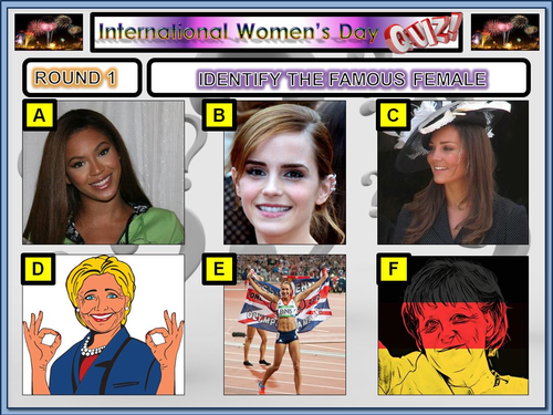 International Women's Day Quiz | Teaching Resources