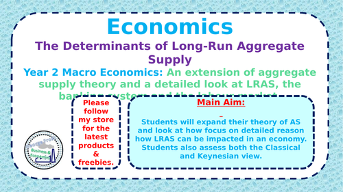 The Determinants of Long-Run Aggregate Supply (LRAS) - A-Level ...