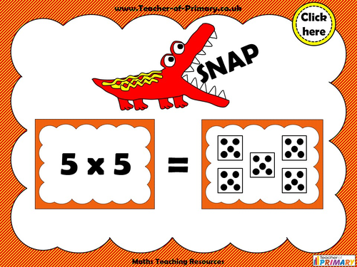Five Times Table Snap | Teaching Resources