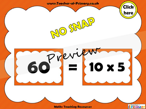 Five Times Table Snap | Teaching Resources