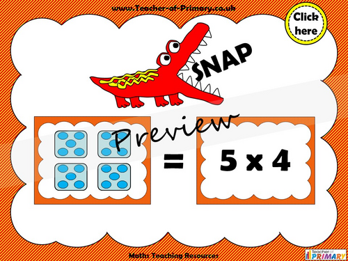 Five Times Table Snap | Teaching Resources