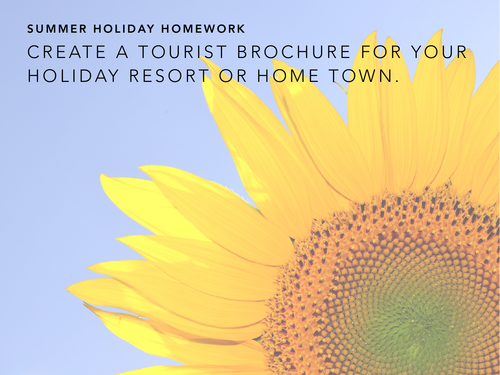 Summer Holiday Homework Ideas | Teaching Resources