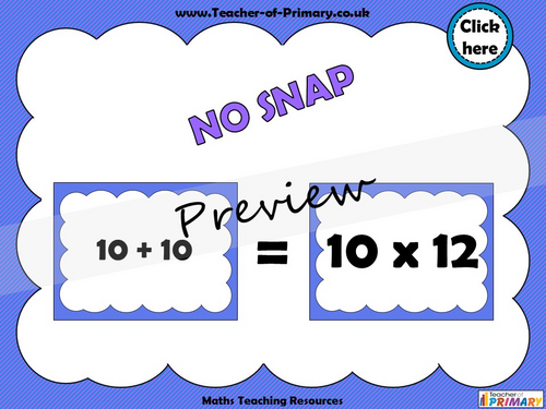 Ten Times Table Snap | Teaching Resources