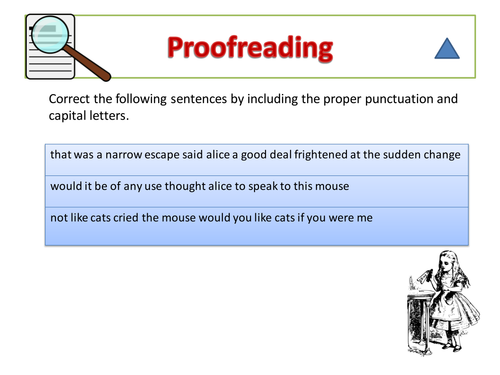 Proofreading speech marks | Teaching Resources