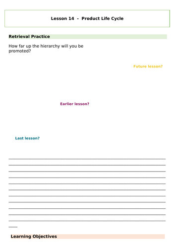 OCR GCSE 9-1 Business 2017 Spec - Unit 2: Marketing - Lesson 14 ...