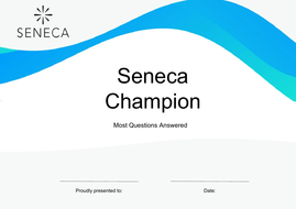 Seneca Learning Questionnaire Proforma | Teaching Resources