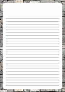 The Castle - Writing Frame Page Border | Teaching Resources