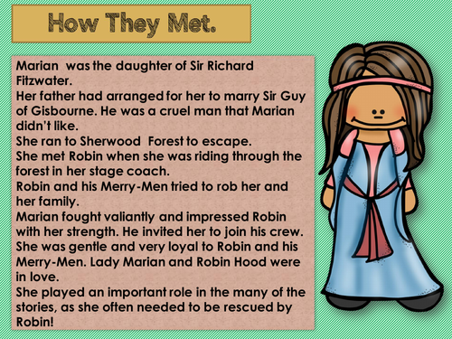 ROBIN HOOD LEGEND-UKS2- LESSON 1 - Character and setting. | Teaching ...