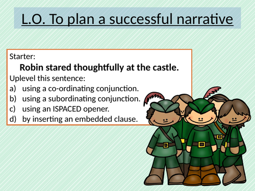 ROBIN HOOD LEGEND-UKS2- LESSON 8 - Planning and Writing a Legend ...