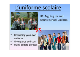 l'uniforme scolaire | Teaching Resources